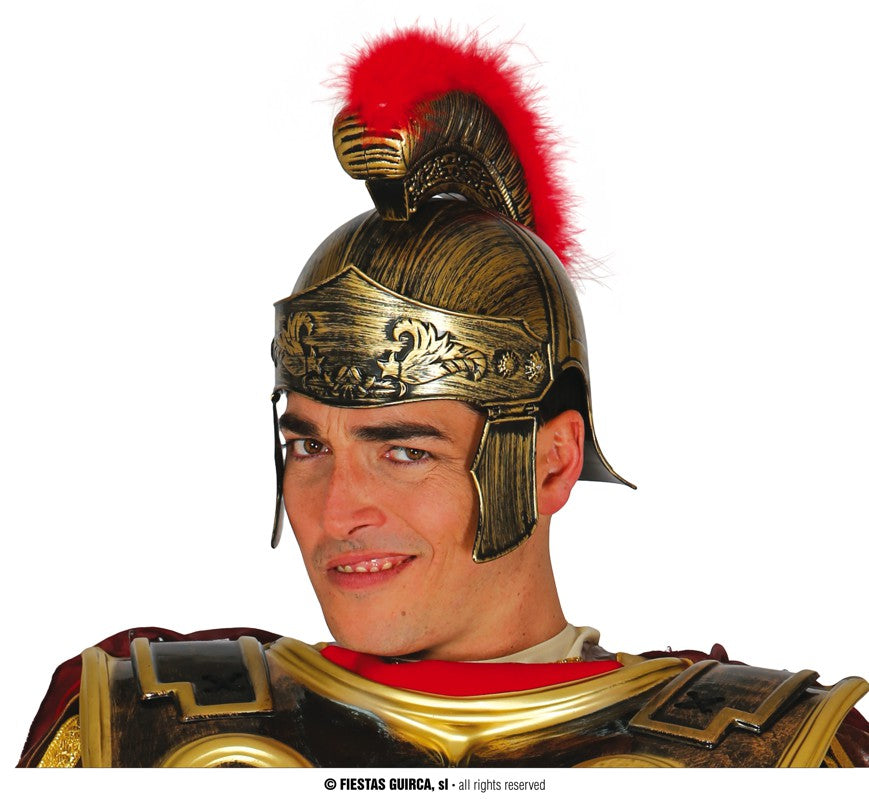 ELMO CENTURIONE ROMANO ORO ANTICATO — Divertilandia.it